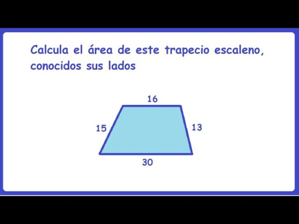 Cómo calcular el área de un trapecio irregular: fórmulas y ejemplos ...