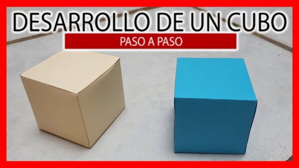 Aprende paso a paso cómo hacer un cubo en cartulina: ¡diviértete ...