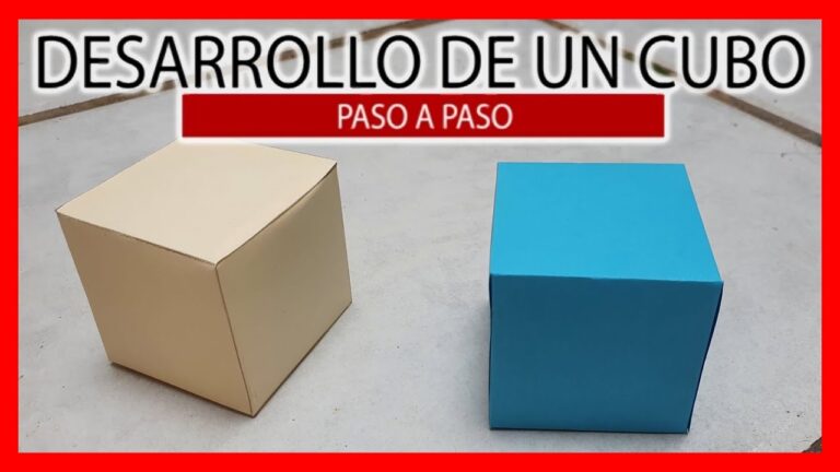 Aprende paso a paso cómo hacer un cubo en cartulina: ¡diviértete ...