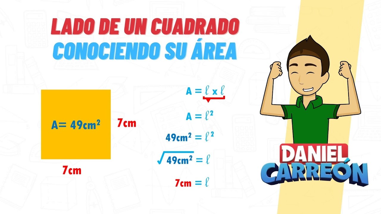 Cómo calcular fácilmente las medidas de un cuadrado a partir de su área ...