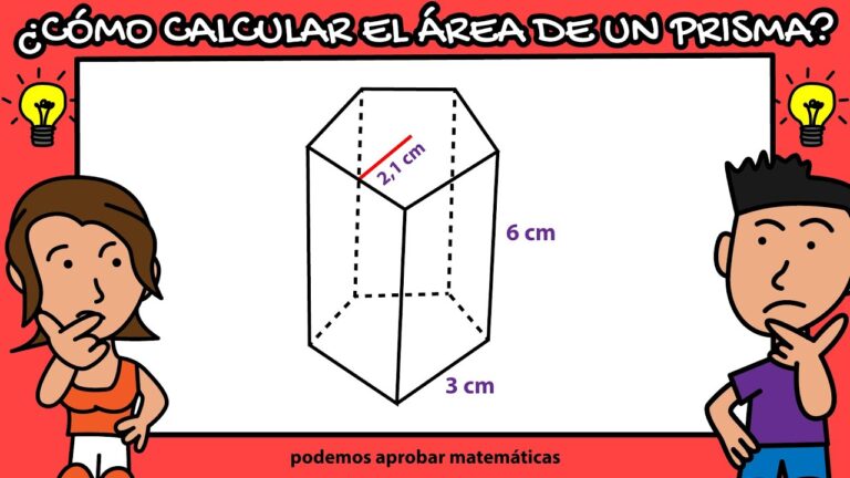Cómo se calcula el área de un prisma: Guía paso a paso con ejemplos ...